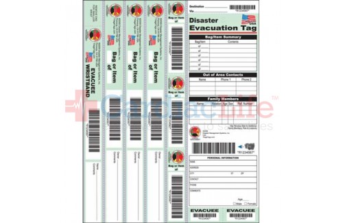 DMS Disaster Evacuation Tag | Cardiac Life