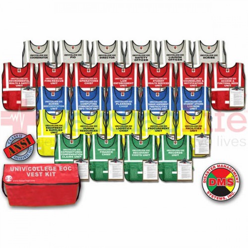 EOC Vest Kit for Universities and Colleges - 27 Position