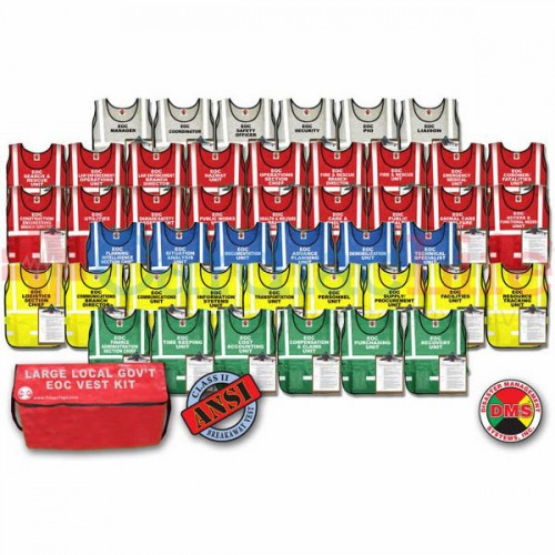 EOC Vest Kit for Large Local Government - 45 Position