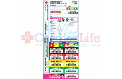 DMS Triage Training Tags | Cardiac Life