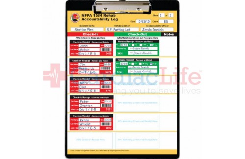 DMS-05986 REHAB Accountability Tag | Cardiac Life
